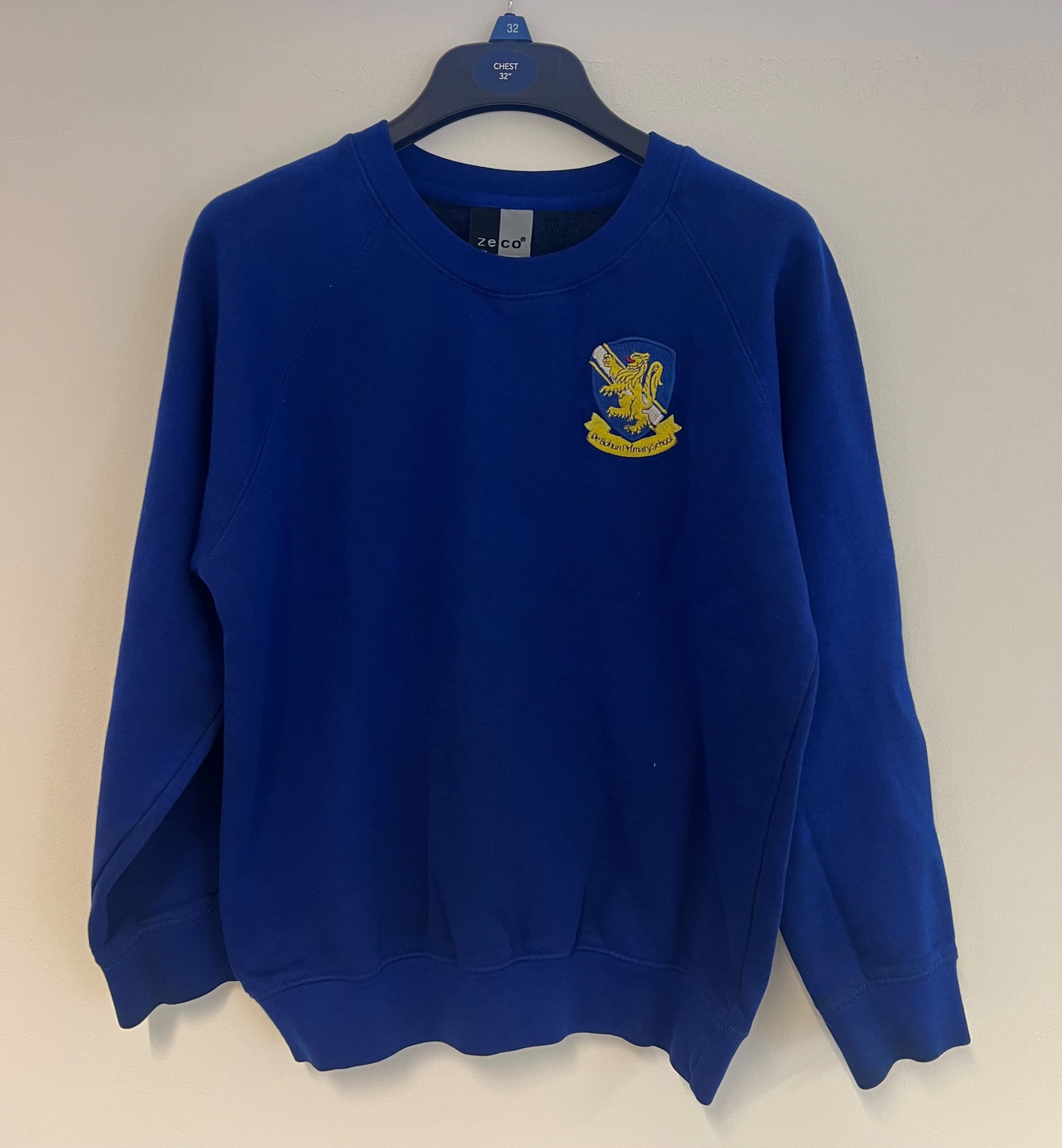 PRE LOVED DE BOHUN CREW NECK SWEATSHIRT | Smiths Schoolwear