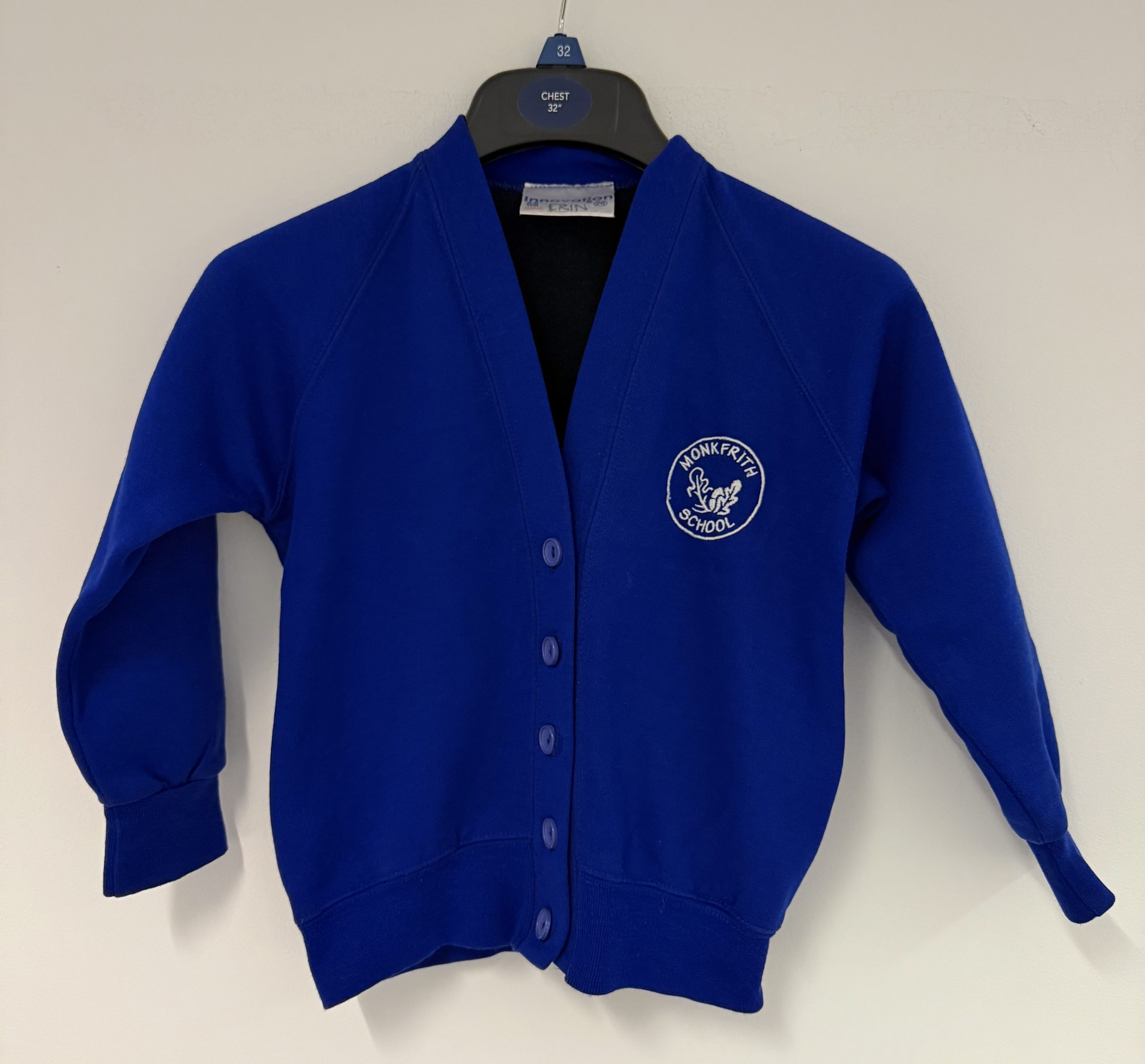 PRE LOVED MONKFRITH CARDIGAN | Smiths Schoolwear